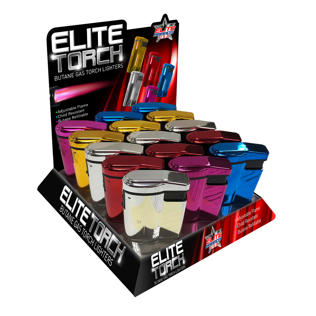 Buy Metal Torch Lighters | Elite Brands USA